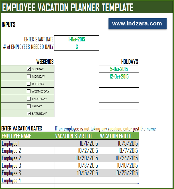 Travel Planner Excel Excel Templates