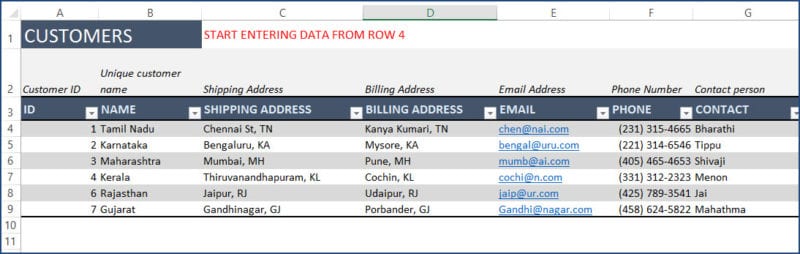 2023 Invoice Template Excel - Free Excel Invoice Template