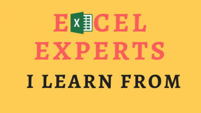 Excel Experts to learn from - Learn Microsoft Excel Tutorials, Tips & Tricks