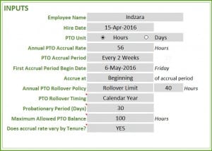 Free Upgrade - Employee PTO Calculator & Vacation Tracker Template