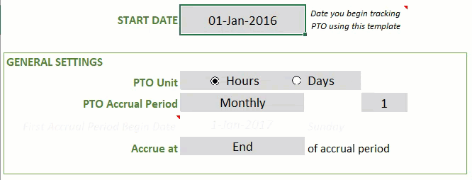 Download Paid Time Off (PTO) Manager Excel Template