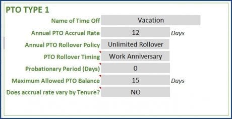 Small Business PTO Manager - User Guide - Step by Step Tutorial