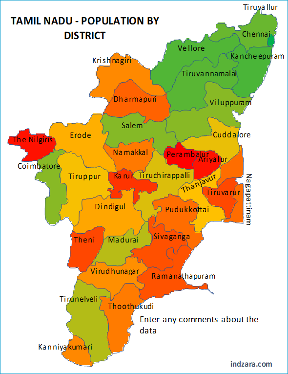 Map Of Tamil Nadu Weather Map