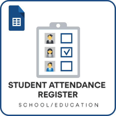 Download Student Attendance Register Excel Template
