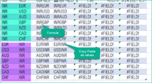 Forex Rate Tracker in Excel - Live Real-time data updates