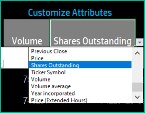 US Stock Market - Free Stock Screener Excel Template - Live Data