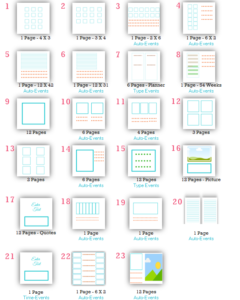 Excel Calendar 2023 with 23 designed layouts - Free Download