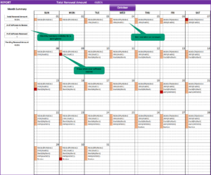 Software Renewal Tracker Template in Microsoft Excel