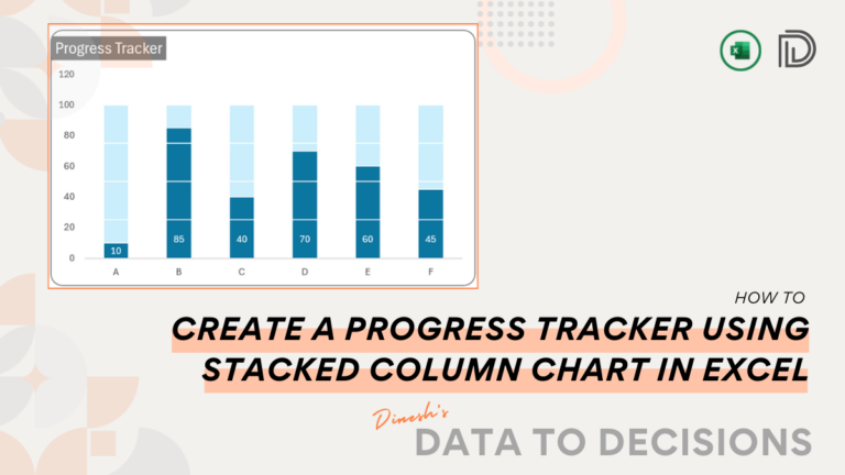 How to Create a Column Chart with a Single Target in Excel? - INDZARA