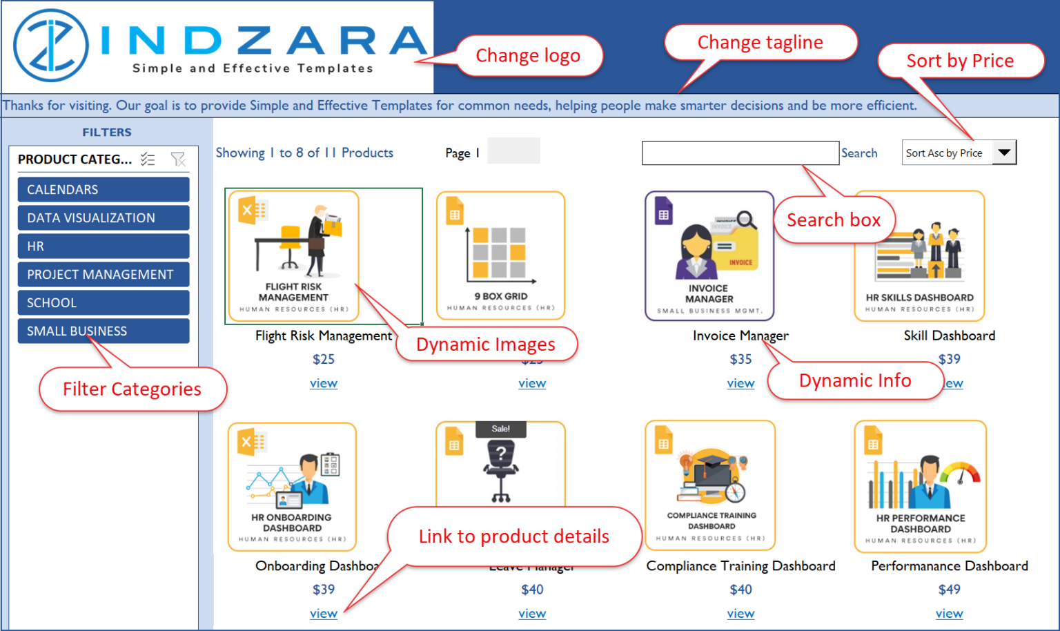 2024 Small Business Product Catalog - Free Excel Template