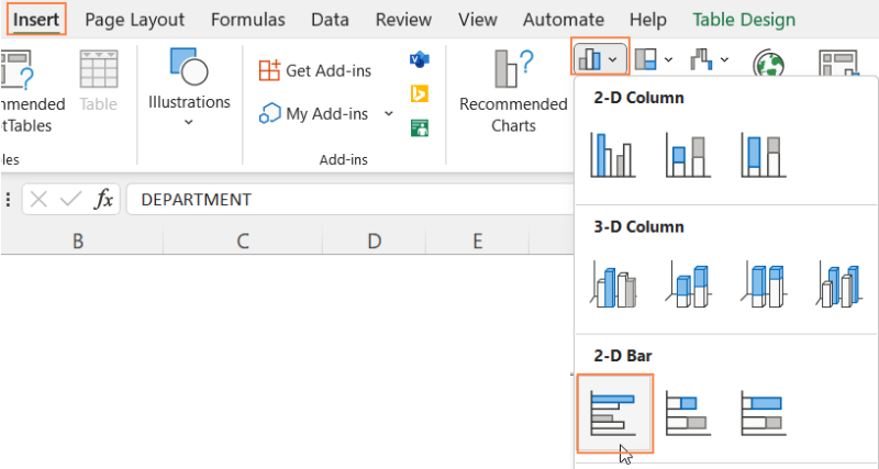 How to Create a Bar Chart with Multiple Series in Excel?