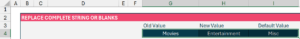 How to Replace Strings and Handle Nulls in Excel